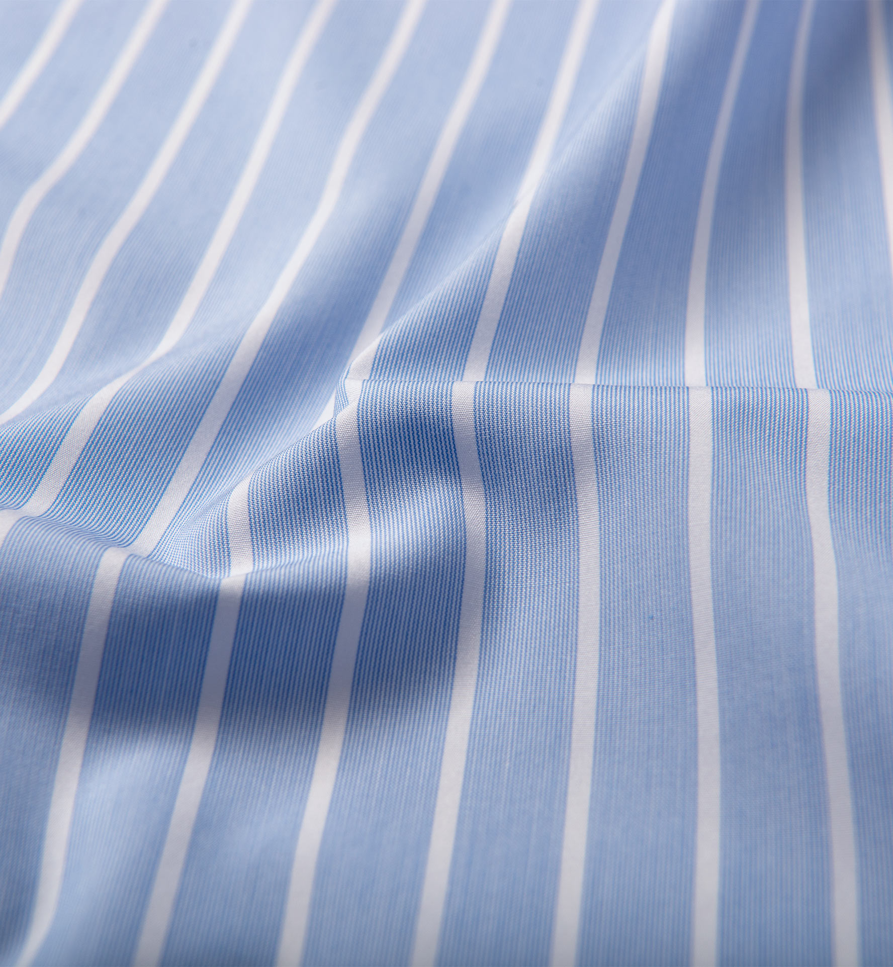 Waverly Blue 120s Reverse Fine Stripe Shirts by Proper Cloth
