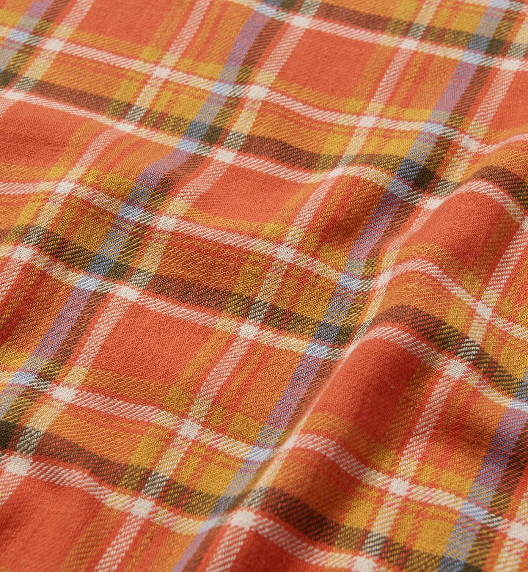 Japanese Washed Persimmon Country Plaid Shirts by Proper Cloth