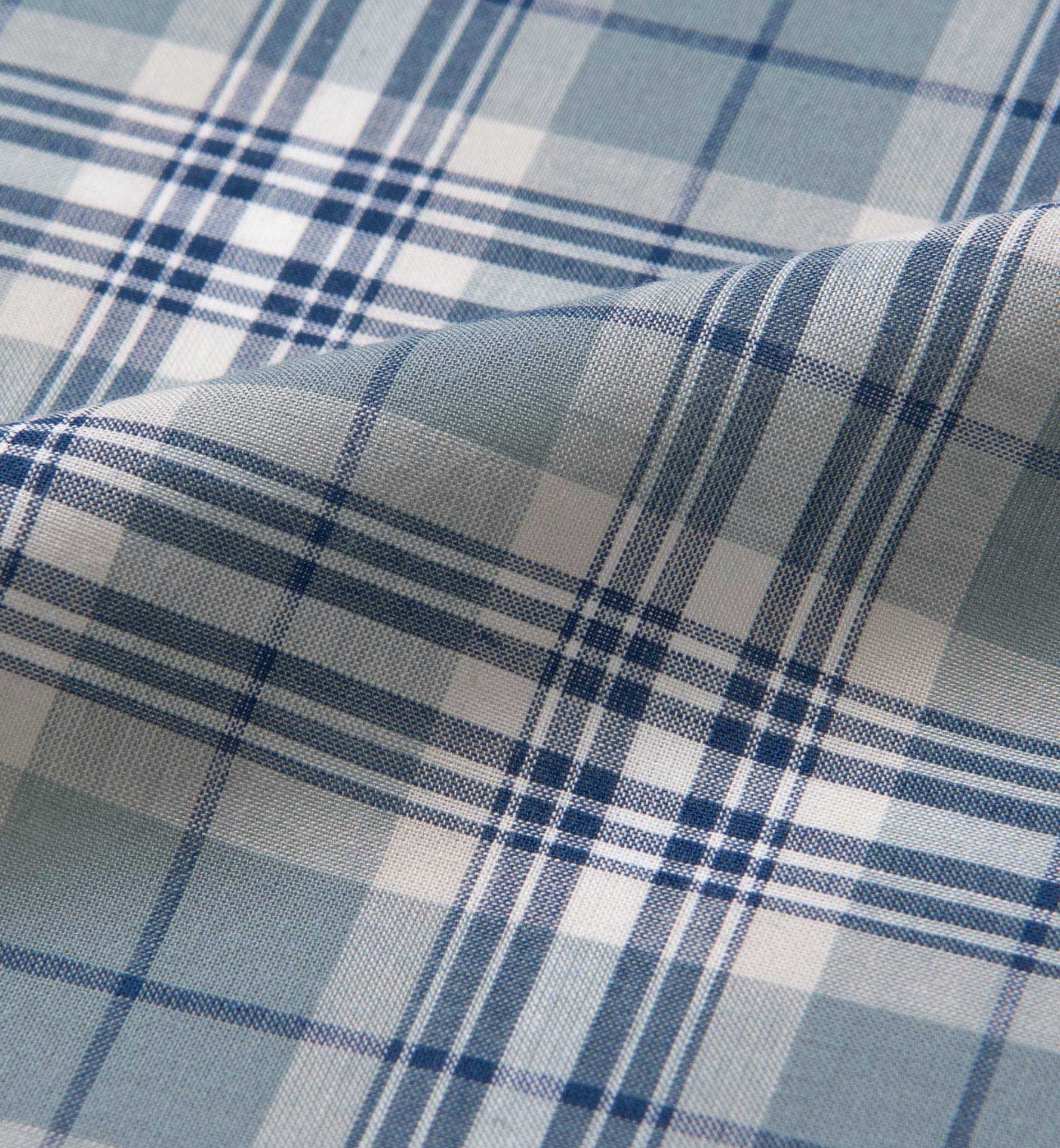 Grey Plaid Indian Madras Shirts by Proper Cloth
