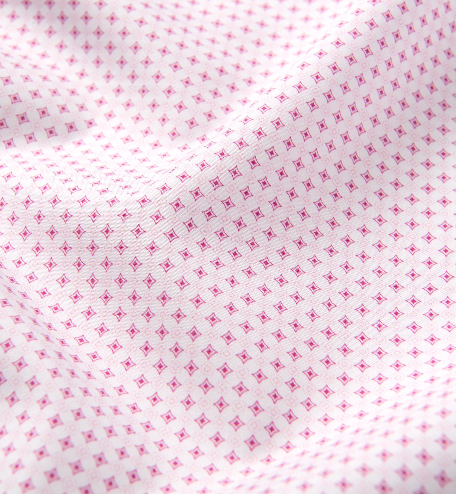 Pink Micro Diamond Print Shirts by Proper Cloth