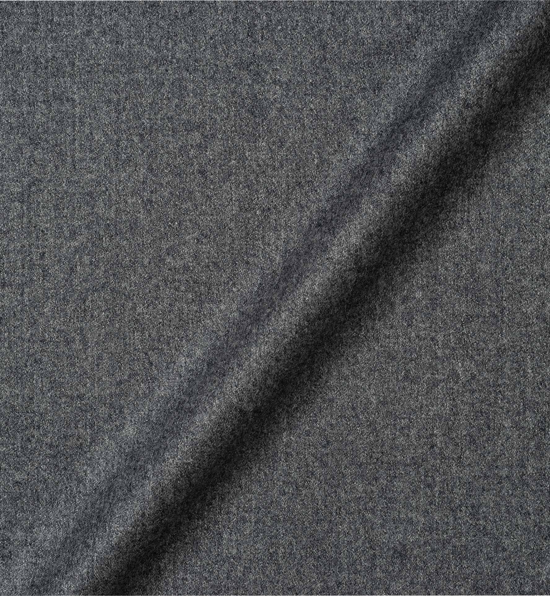 Reda Grey Melange Merino Wool Flannel Shirts by Proper Cloth