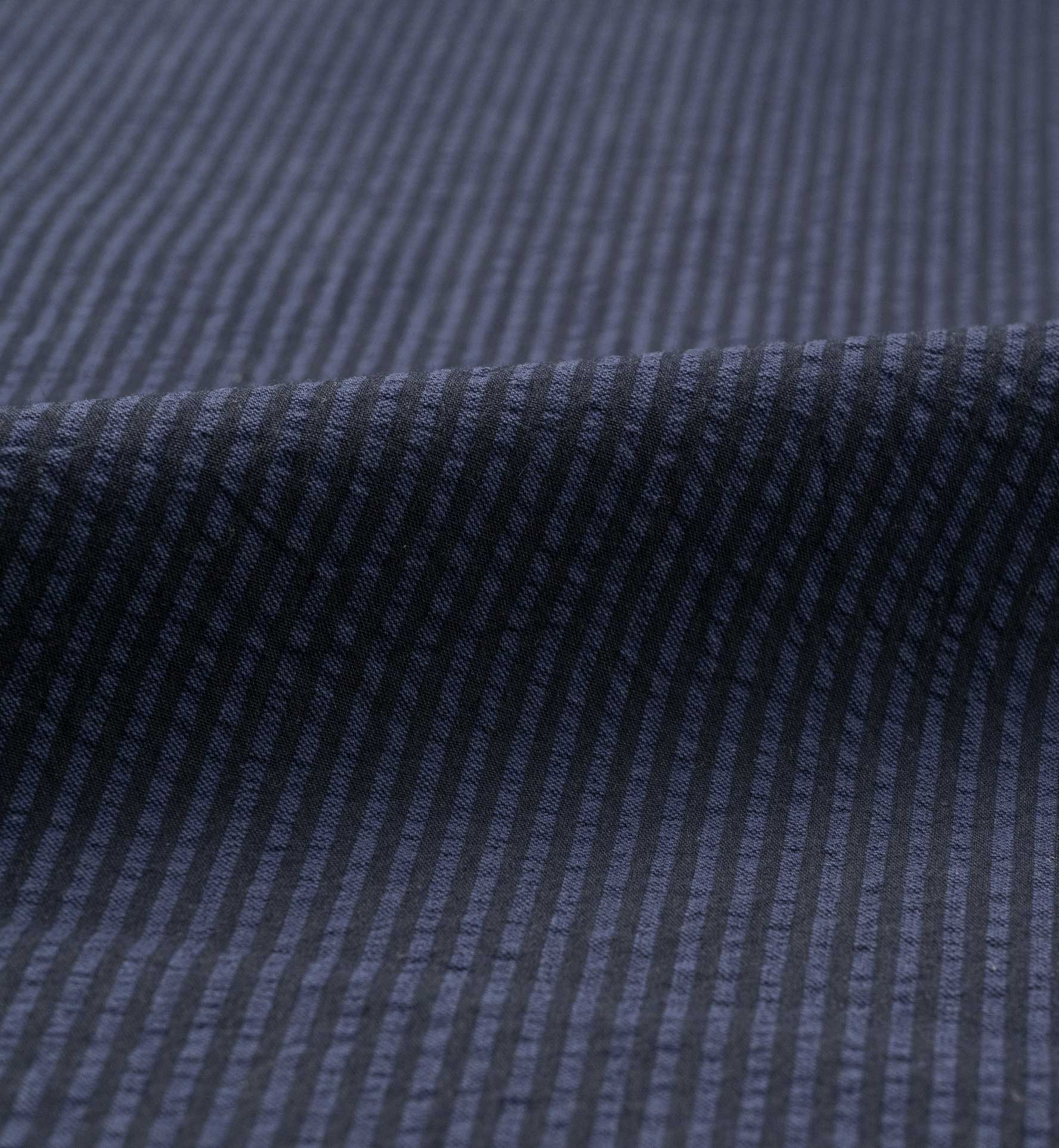 Navy Tonal Seersucker Shirts by Proper Cloth