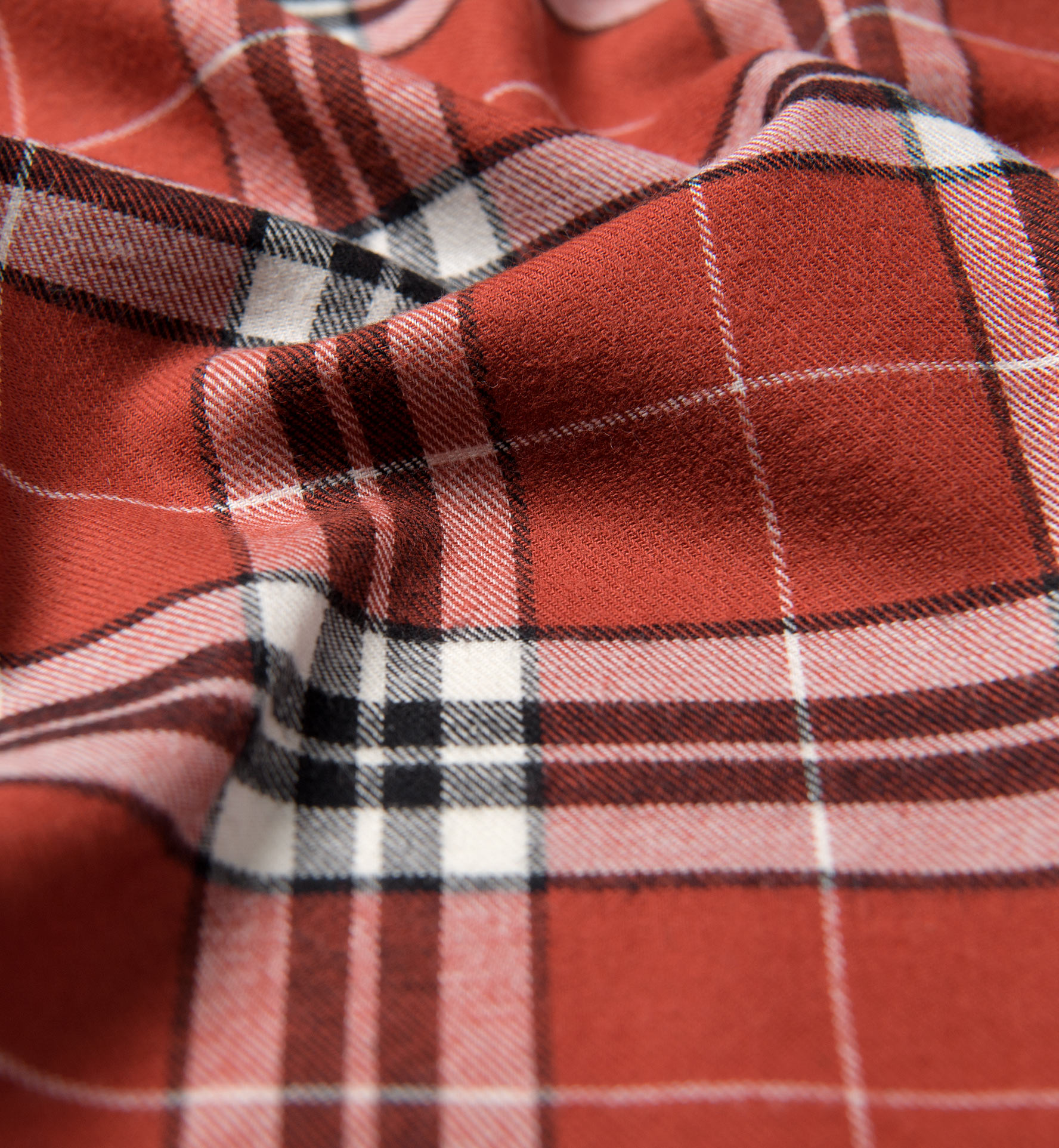 Bright Red Plaid Flannel Shirts by Proper Cloth
