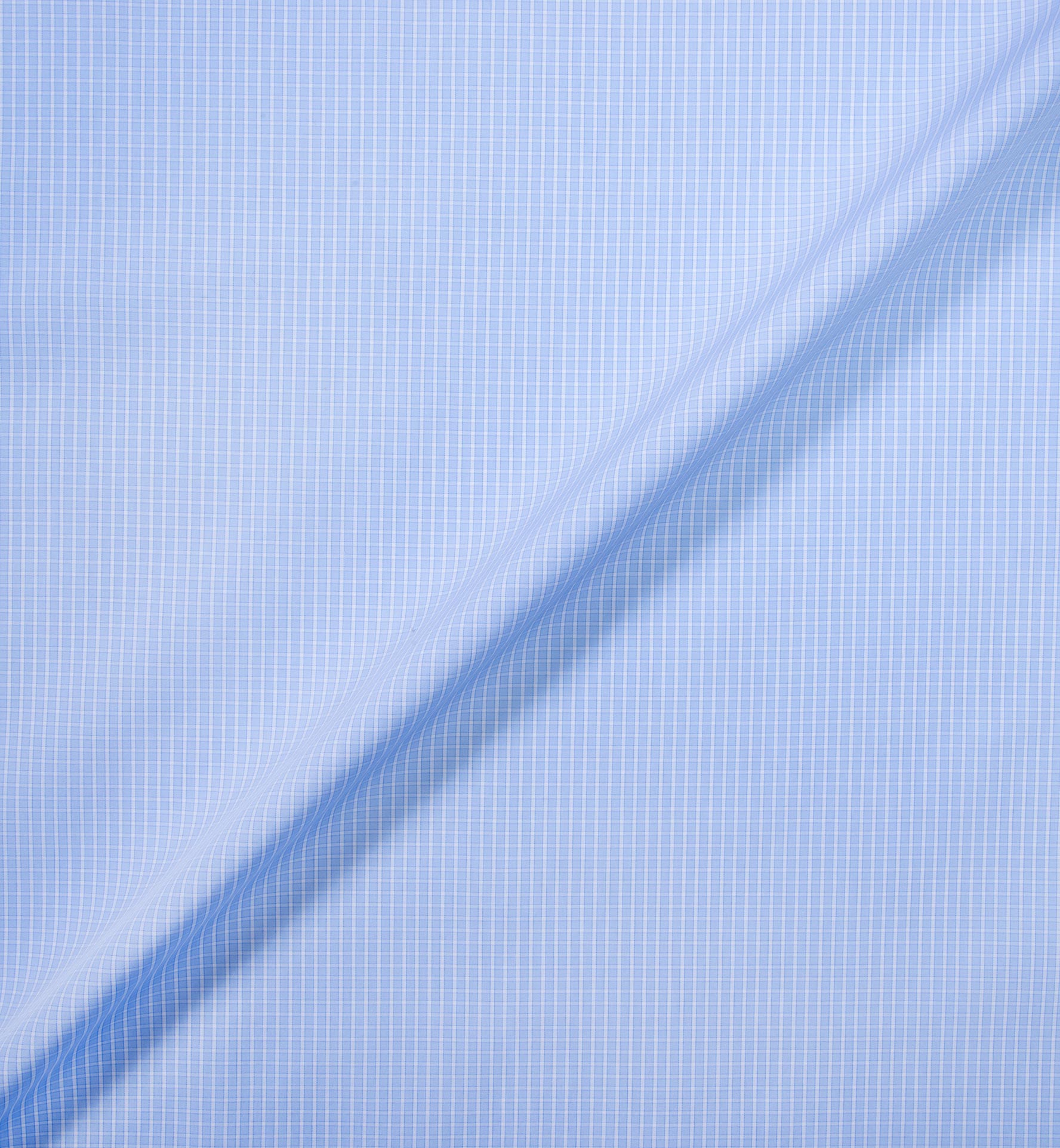 Waverly Light Blue Small Check Shirts by Proper Cloth