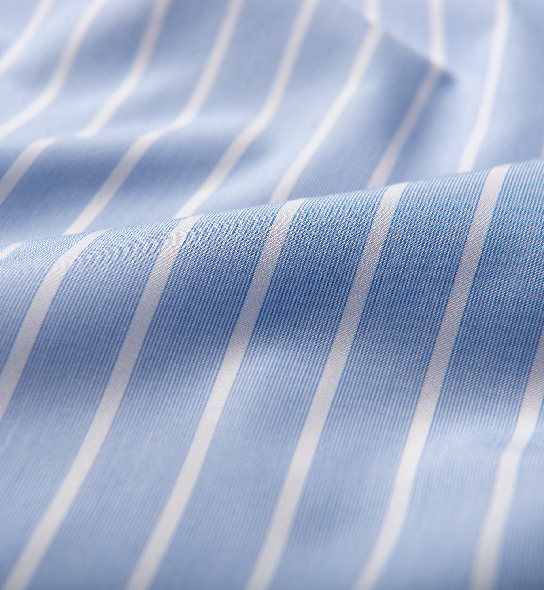 Waverly Blue 120s Reverse Fine Stripe Shirts by Proper Cloth