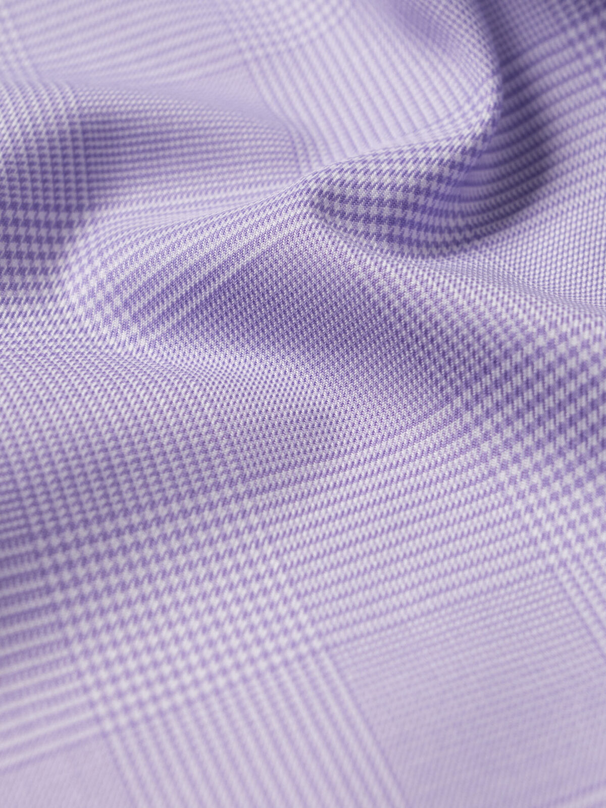 Non-Iron Stretch Lavender Glen Plaid Shirts by Proper Cloth