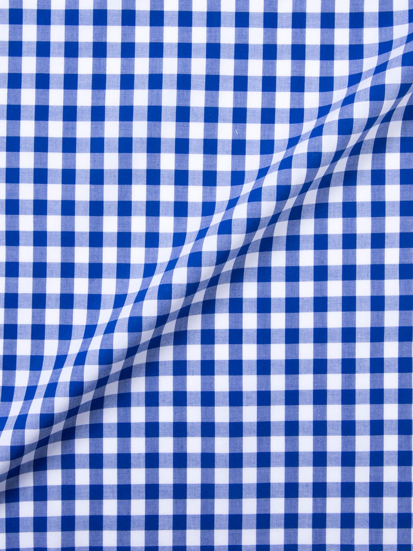 Royal Blue Large Gingham Shirts by Proper Cloth