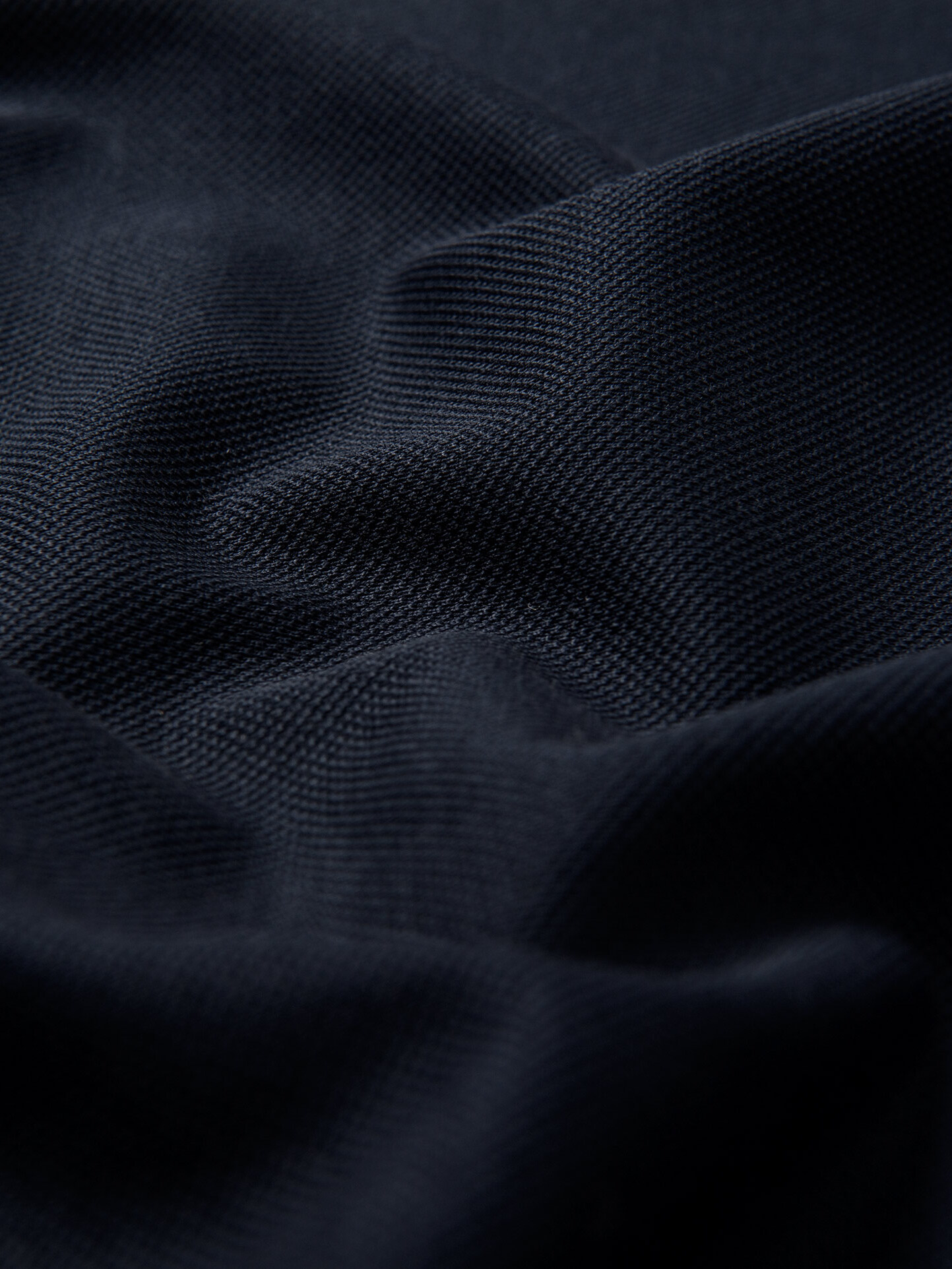 Sullivan Navy Blue Easy Care Knit Shirts by Proper Cloth