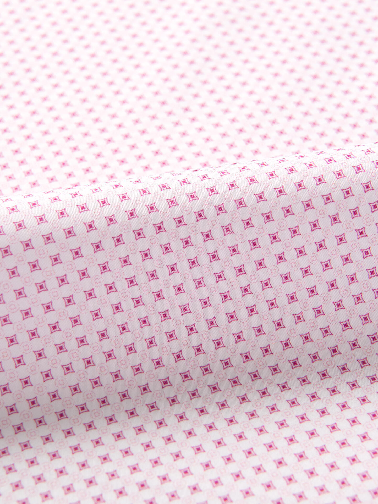 Pink Micro Diamond Print Shirts by Proper Cloth