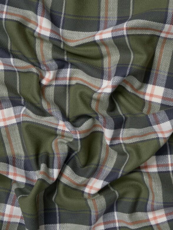 Jackson Olive and Cream Country Plaid Shirts by Proper Cloth
