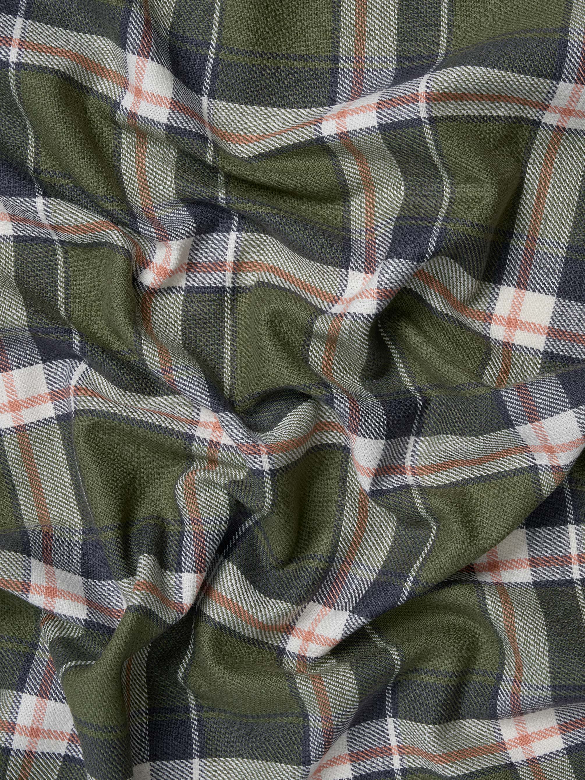 Jackson Olive and Cream Country Plaid Shirts by Proper Cloth