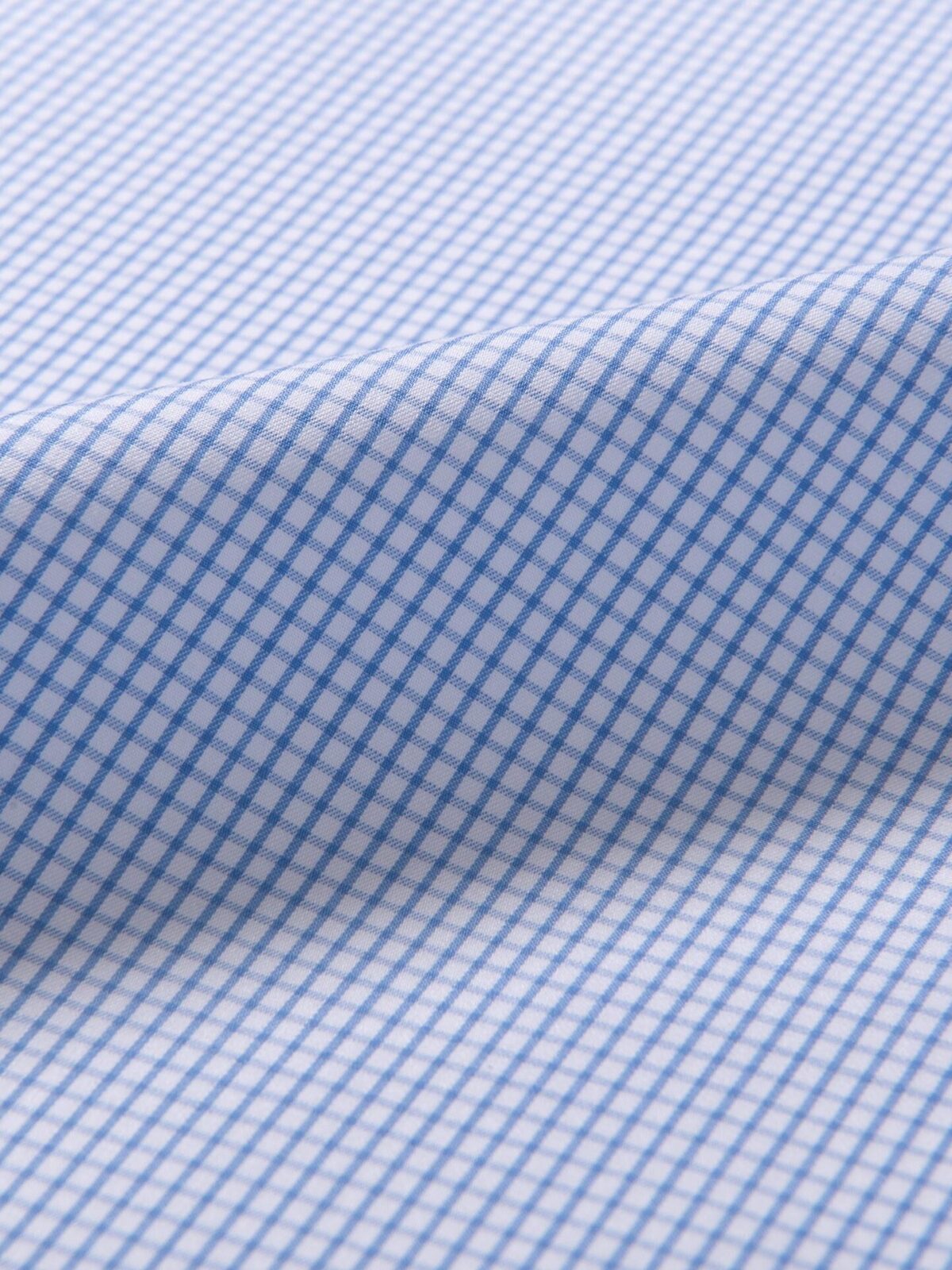 Thomas Mason Wrinkle-Resistant Blue Grid Men's Dress Shirt Shirt by ...