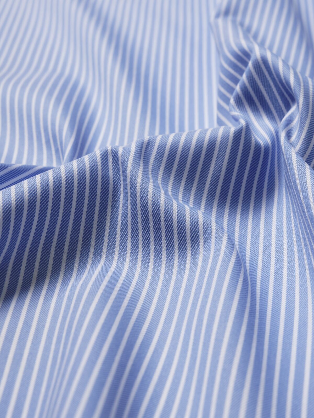 Non-Iron Stretch Coolmax Blue Stripe Shirts by Proper Cloth