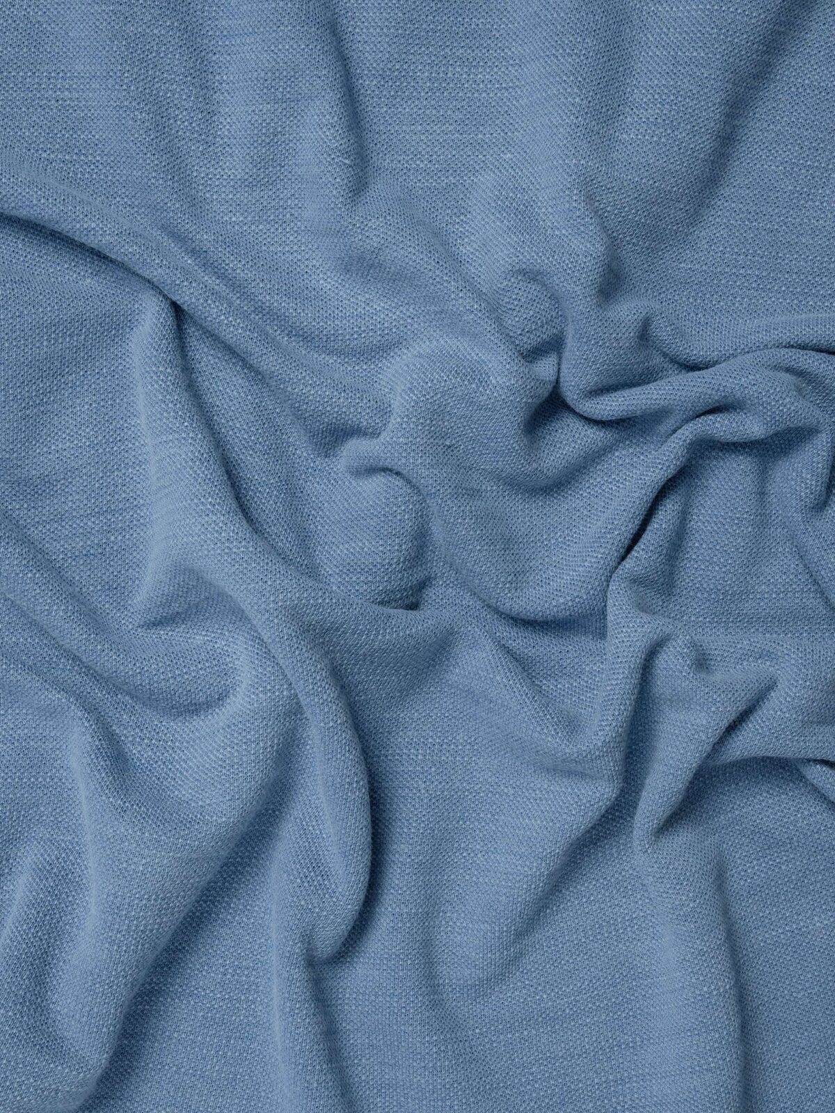 Canclini Washed Indigo Slub Pique Knit Shirts by Proper Cloth