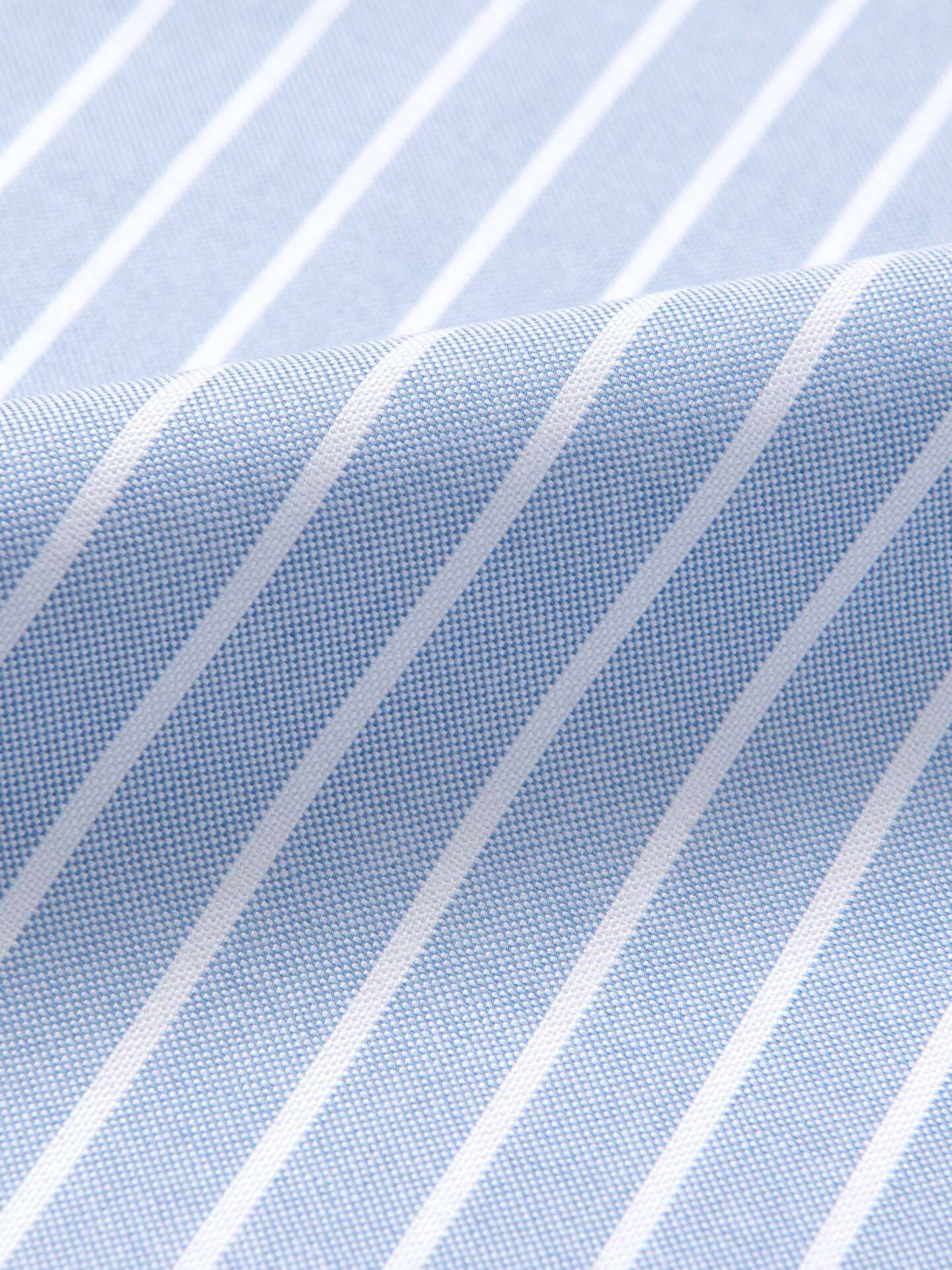Clark Blue Wide Stripe Oxford Cloth Shirts by Proper Cloth