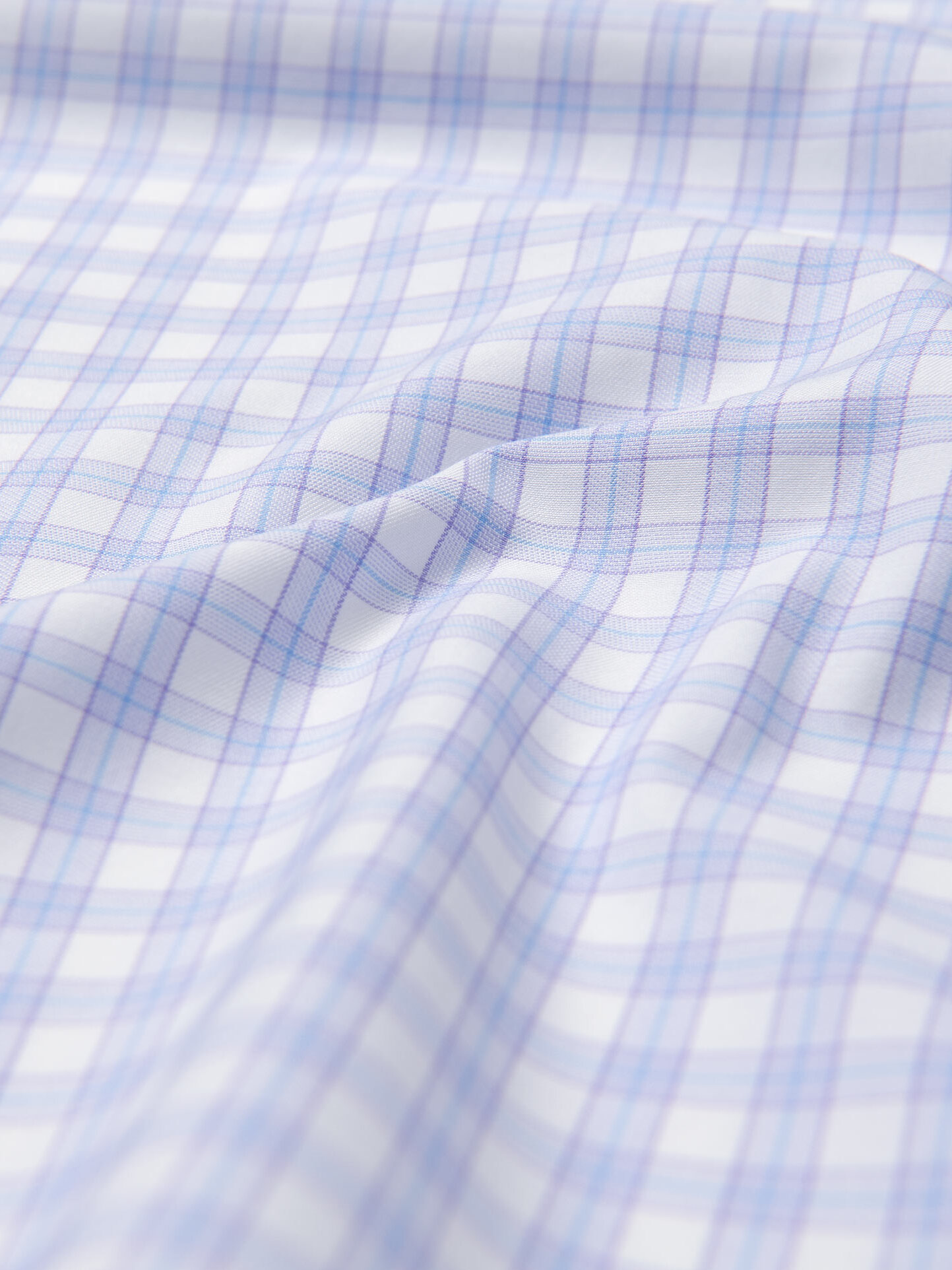 Novara Lavender and Light Blue Check Shirts by Proper Cloth