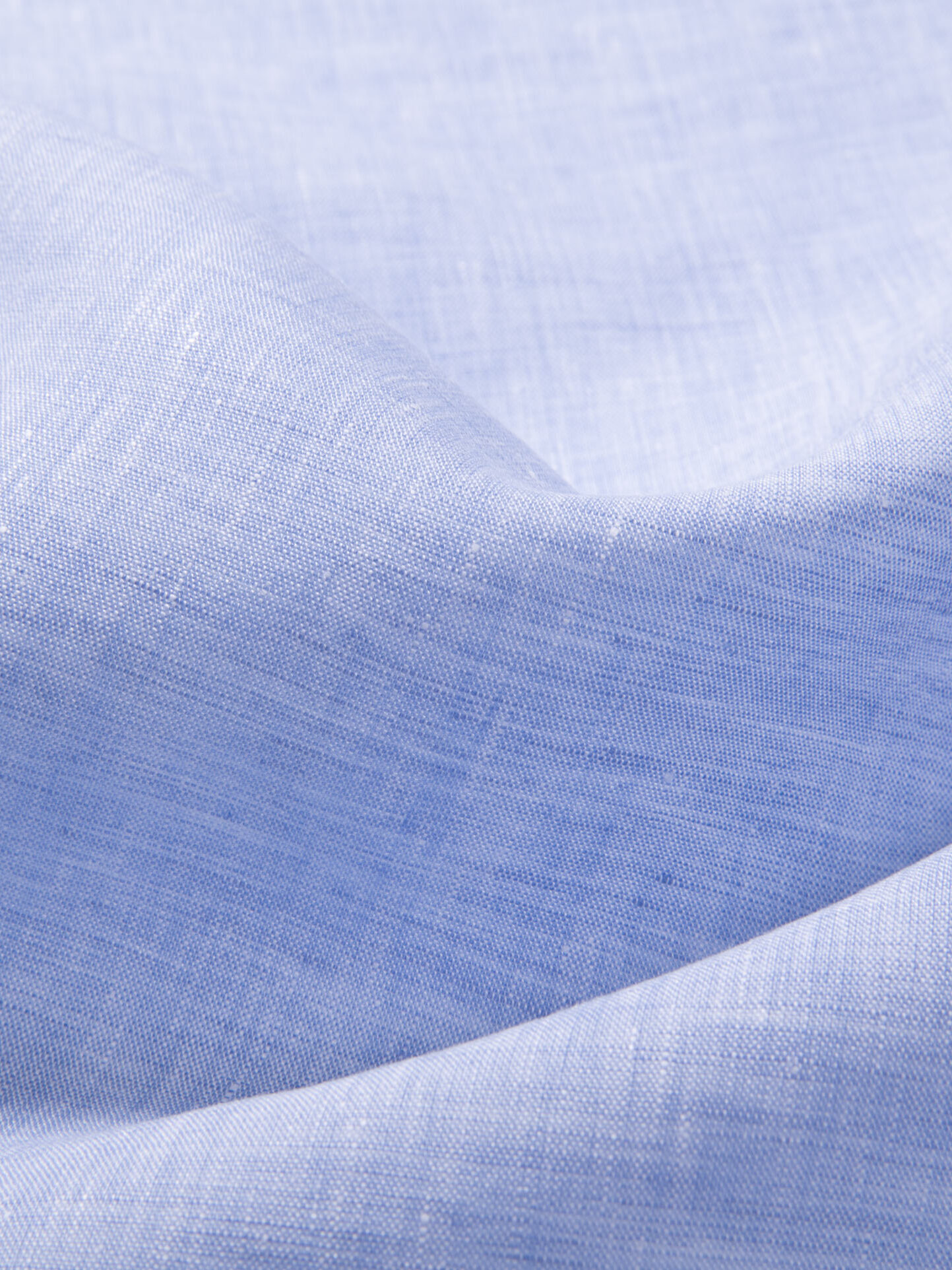 Grandi and Rubinelli Washed Light Blue Lightweight Linen Shirts by ...