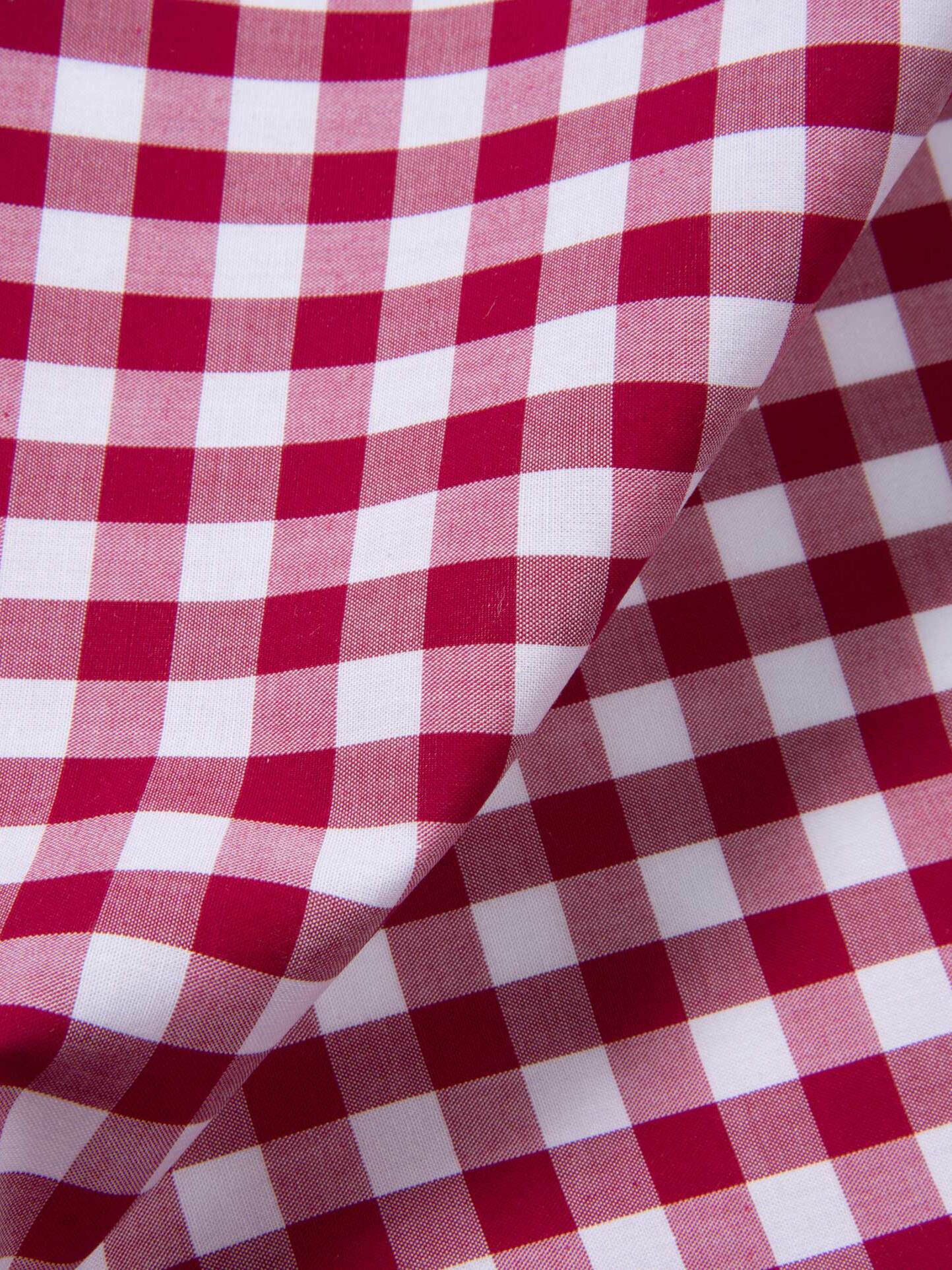 Red Large Gingham Shirts by Proper Cloth