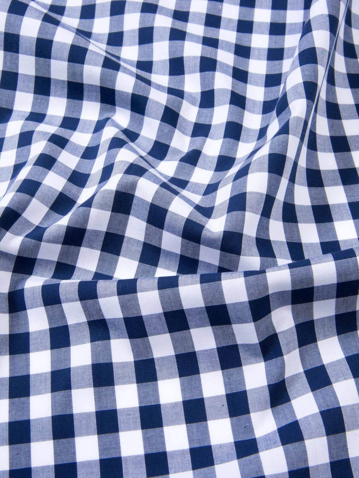 Navy Blue Large Gingham Shirts by Proper Cloth