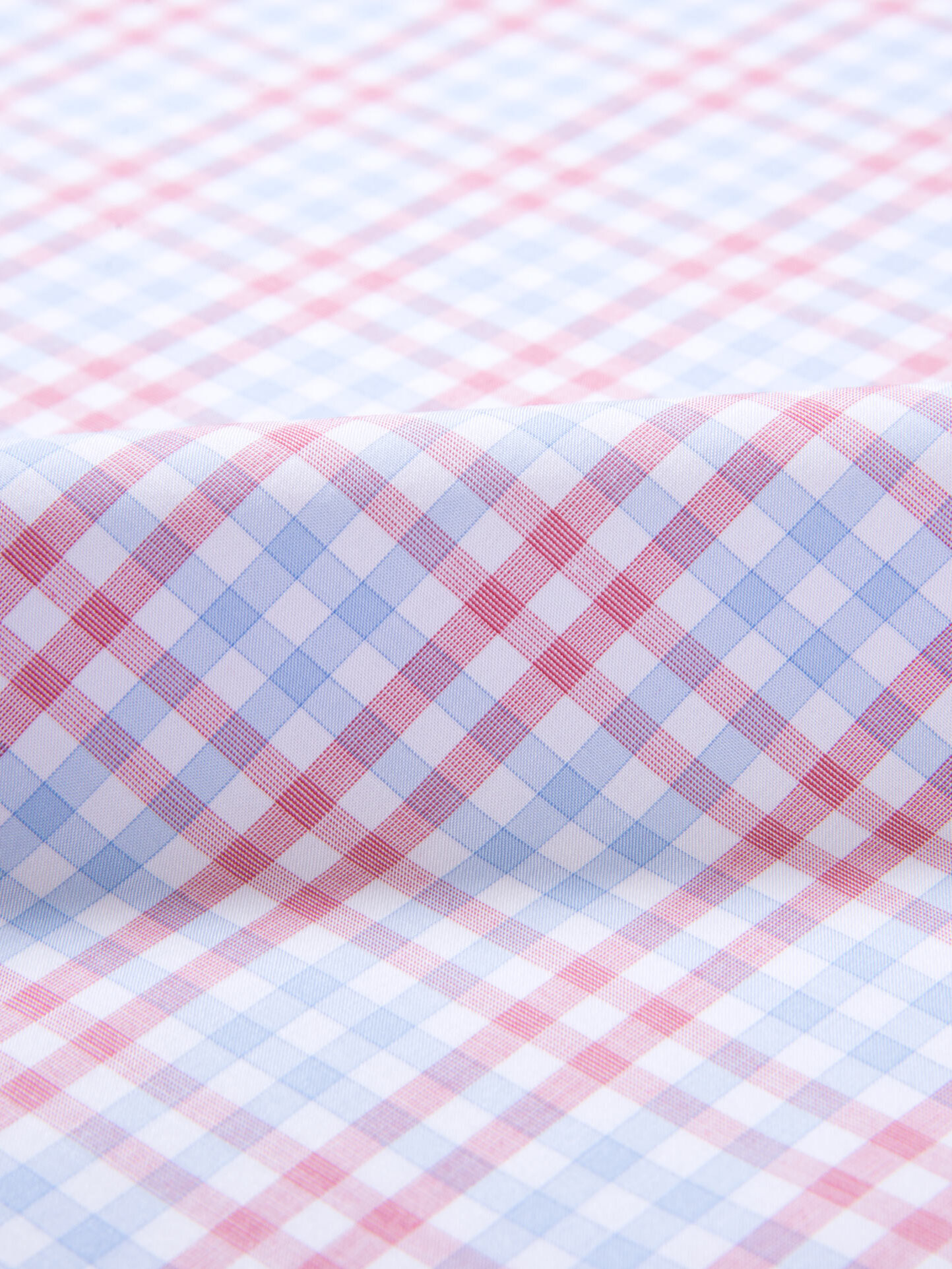 Adams Red Multi Check Shirts by Proper Cloth