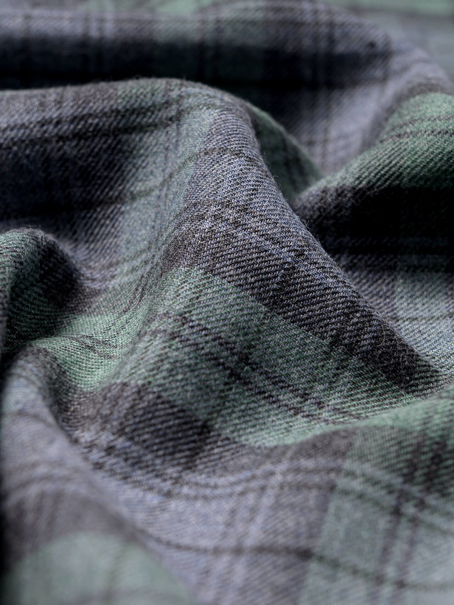 Satoyama Faded Black Watch Plaid Shirts by Proper Cloth