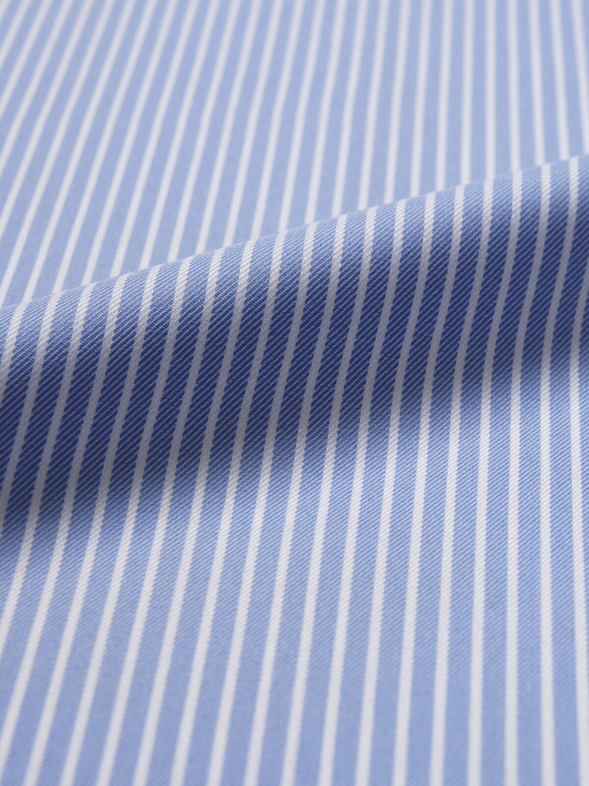 Non-Iron Stretch Coolmax Blue Stripe Shirts by Proper Cloth