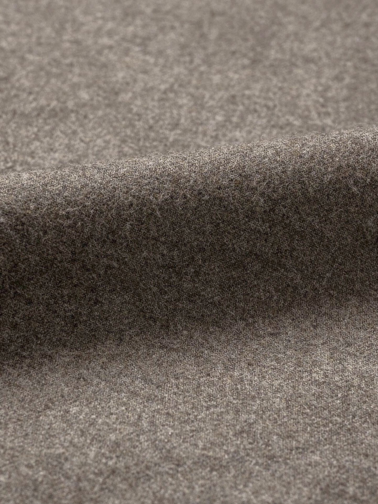 Dino Filarte Taupe Merino Wool Flannel Shirts by Proper Cloth