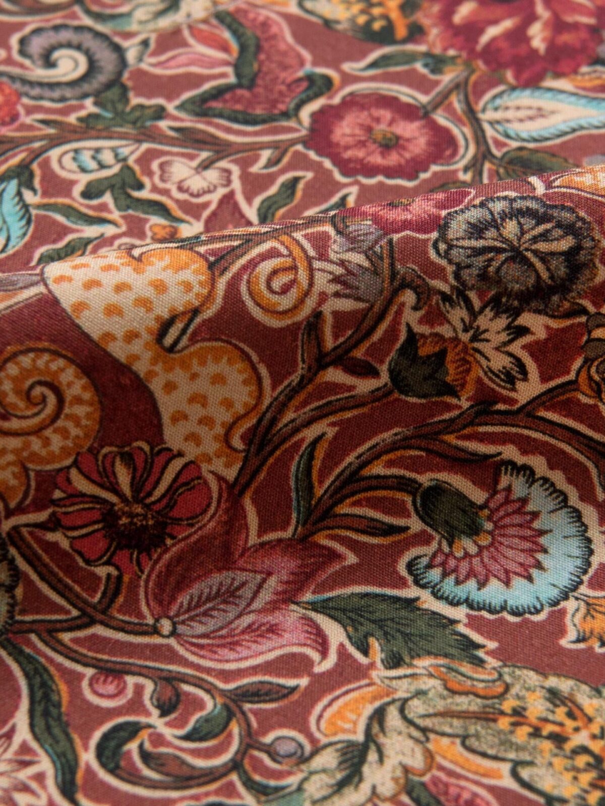 Albini Rose Large Floral Print Custom Made Shirt Shirt by Proper Cloth
