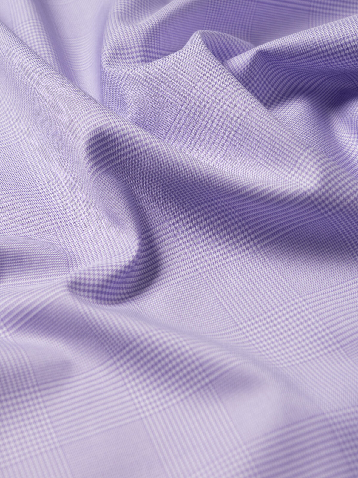Non-Iron Stretch Lavender Glen Plaid Shirts by Proper Cloth
