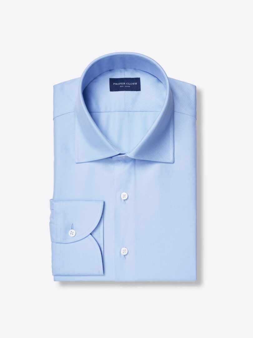 Light Blue 100s Imperial Twill Shirts by Proper Cloth