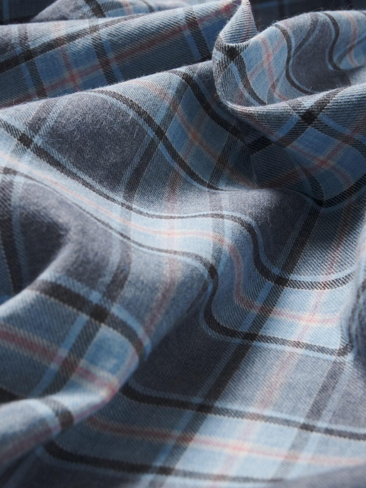 Satoyama Slate Sky and Rose Plaid Shirts by Proper Cloth