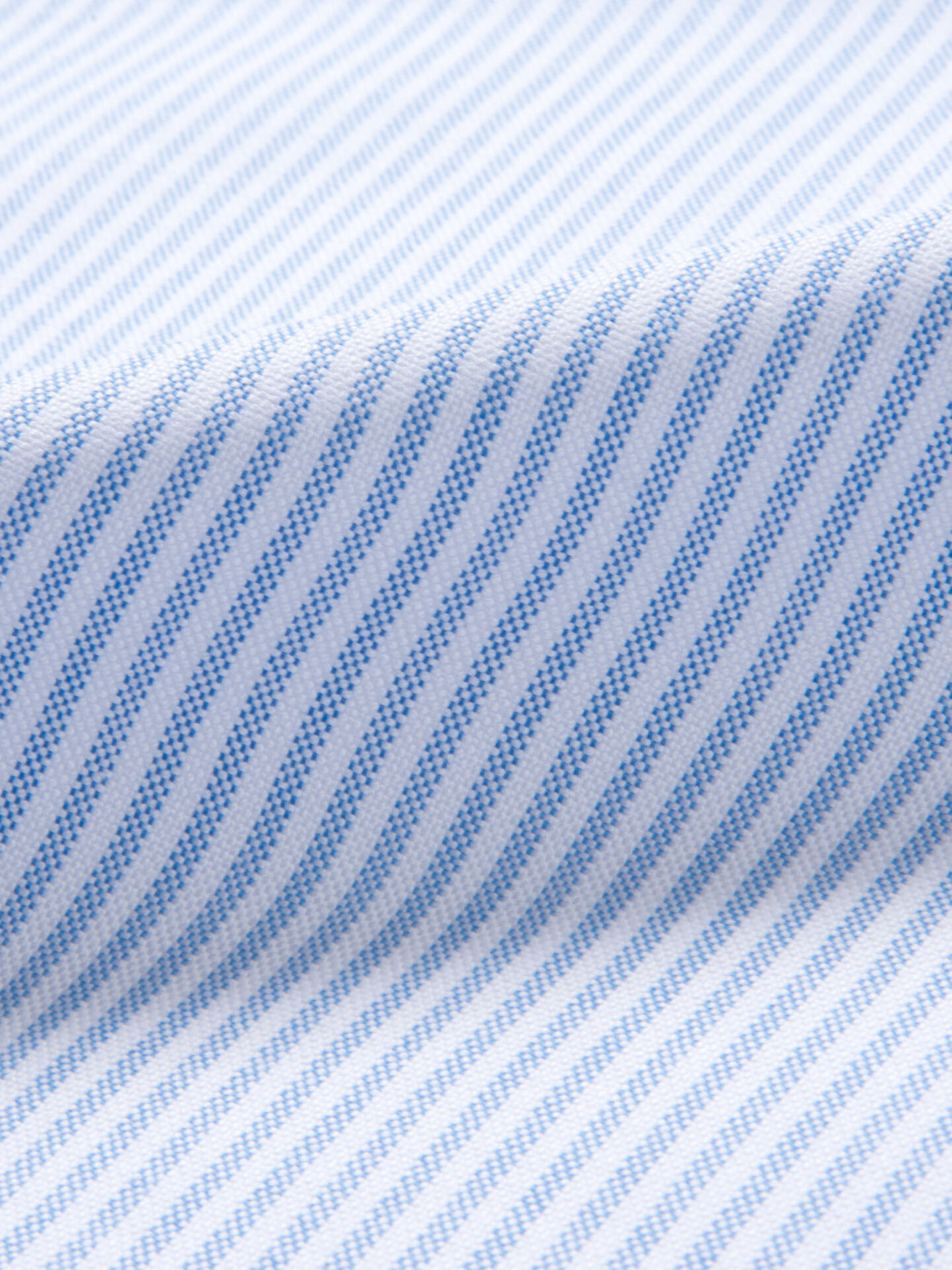 Light Blue Thin Stripe Heavy Oxford Cloth Shirts by Proper Cloth