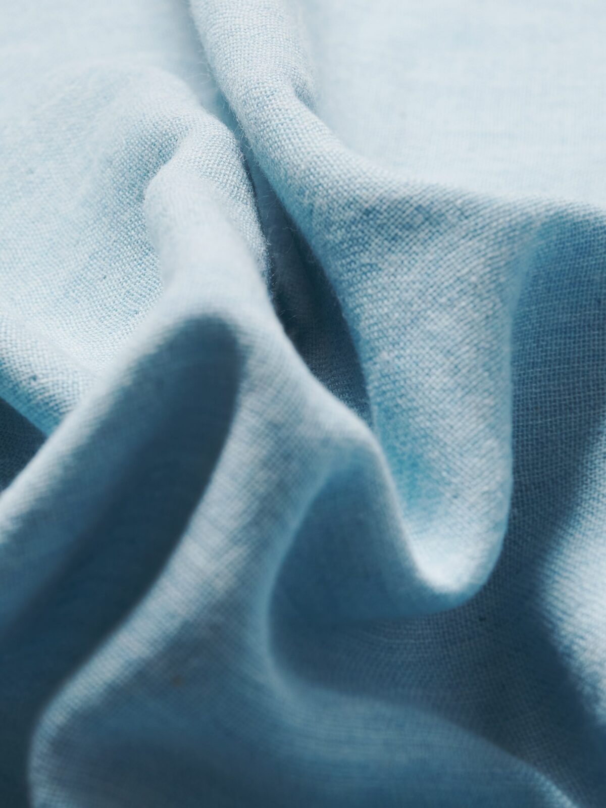 Italian Light Blue Melange Gauze Shirts by Proper Cloth