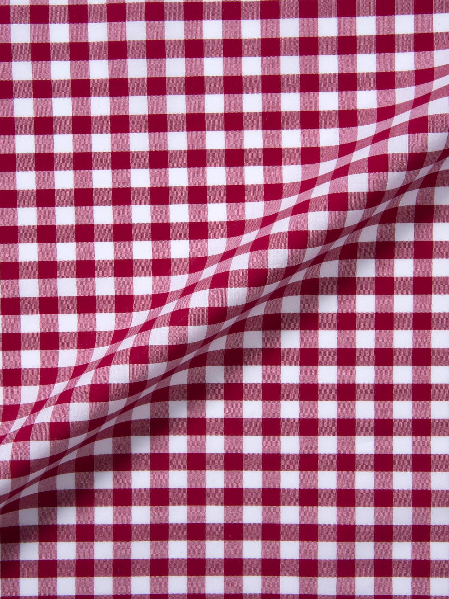 Red Large Gingham Shirts by Proper Cloth