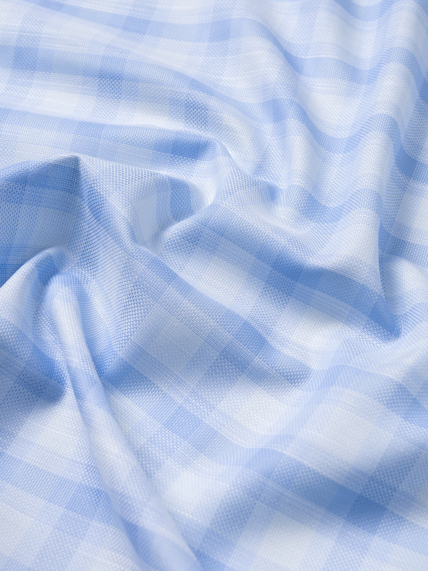 Light Blue Tonal Pique Check Shirts by Proper Cloth