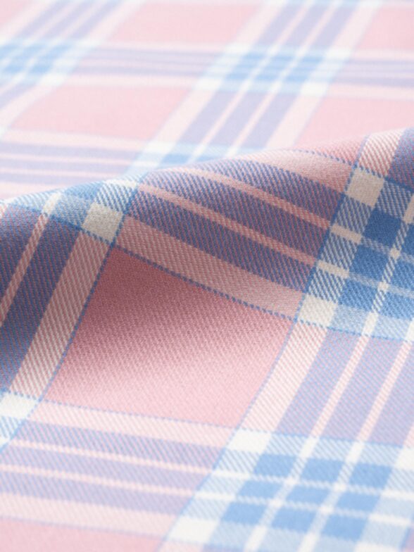 Faded Rose and Blue California Plaid Shirts by Proper Cloth