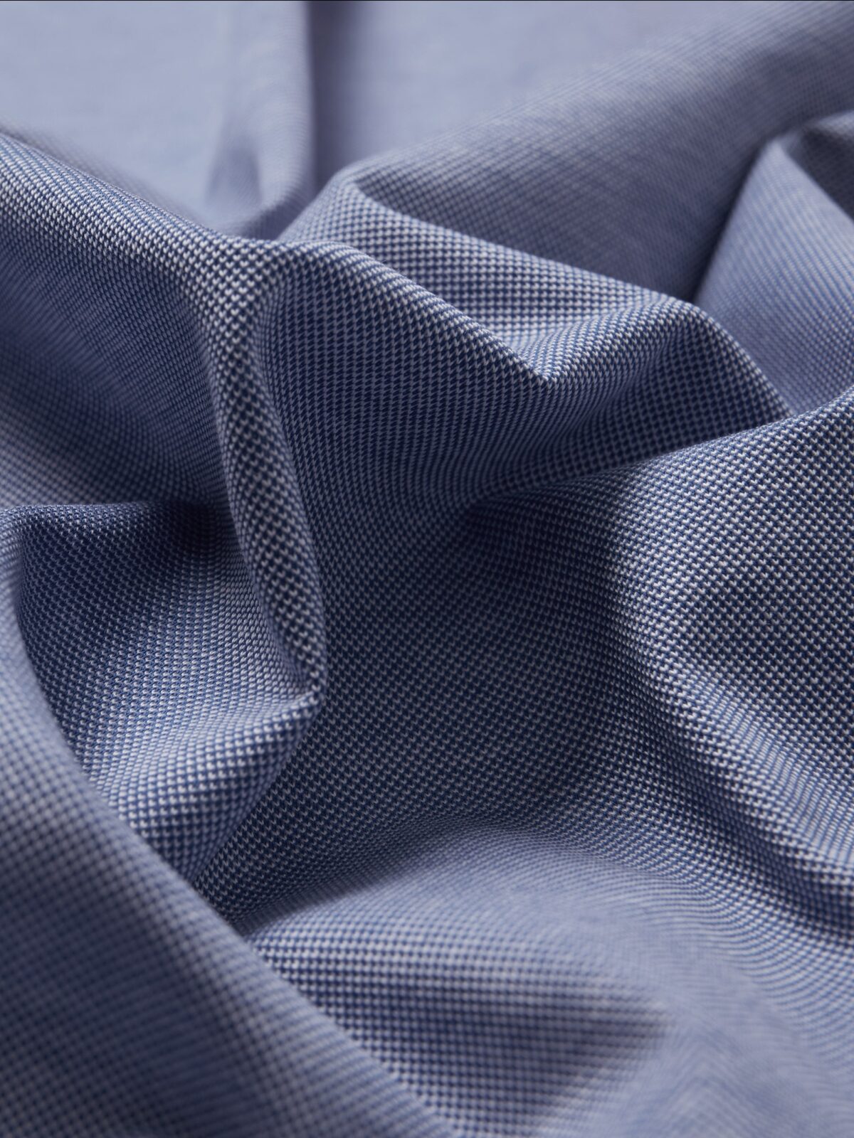 Sullivan Blue Easy Care Knit Pique Shirts by Proper Cloth