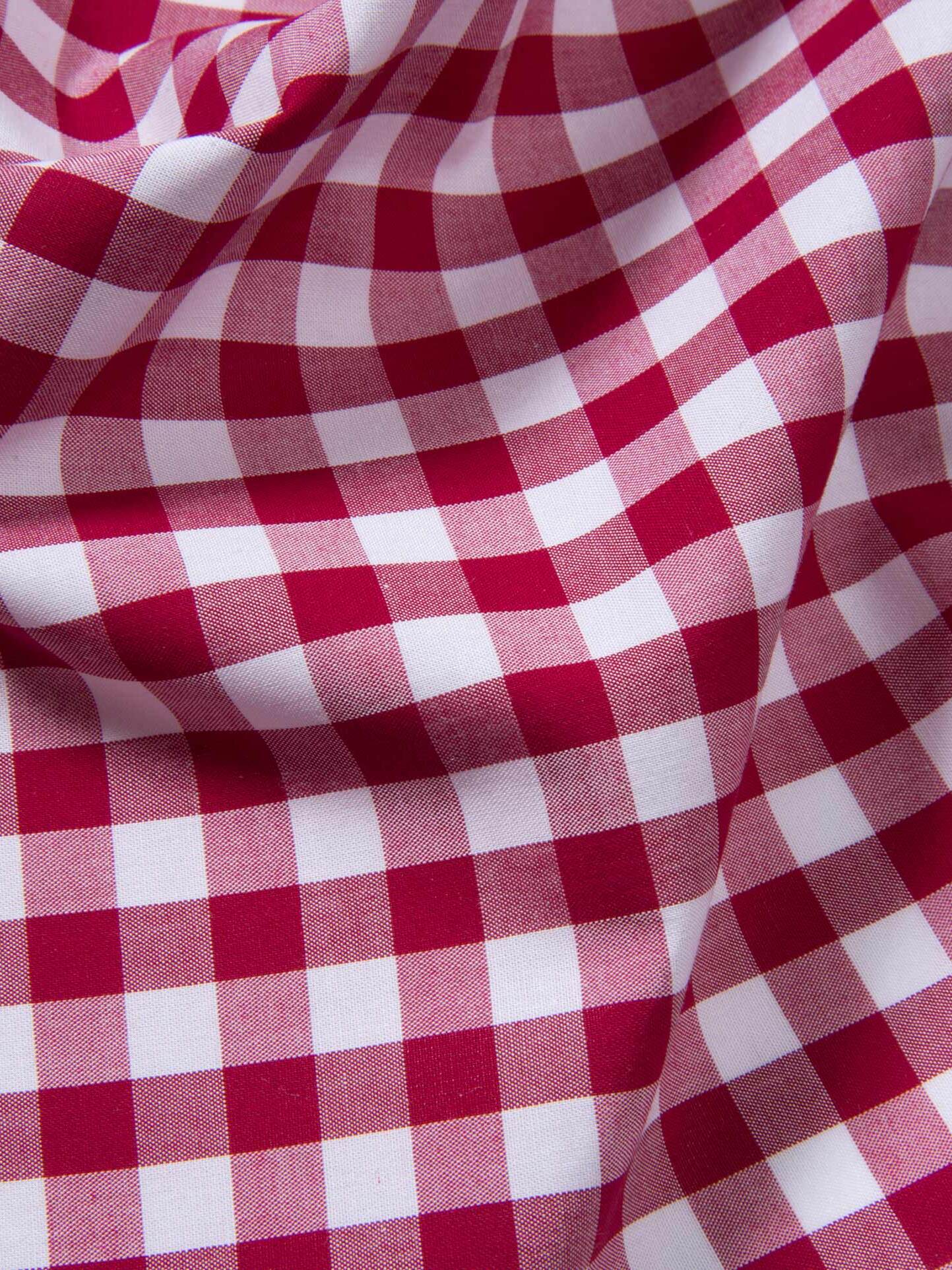 Red Large Gingham Shirts by Proper Cloth
