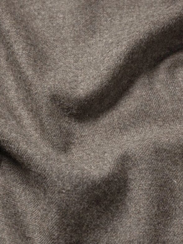 Dino Filarte Taupe Merino Wool Flannel Shirts by Proper Cloth