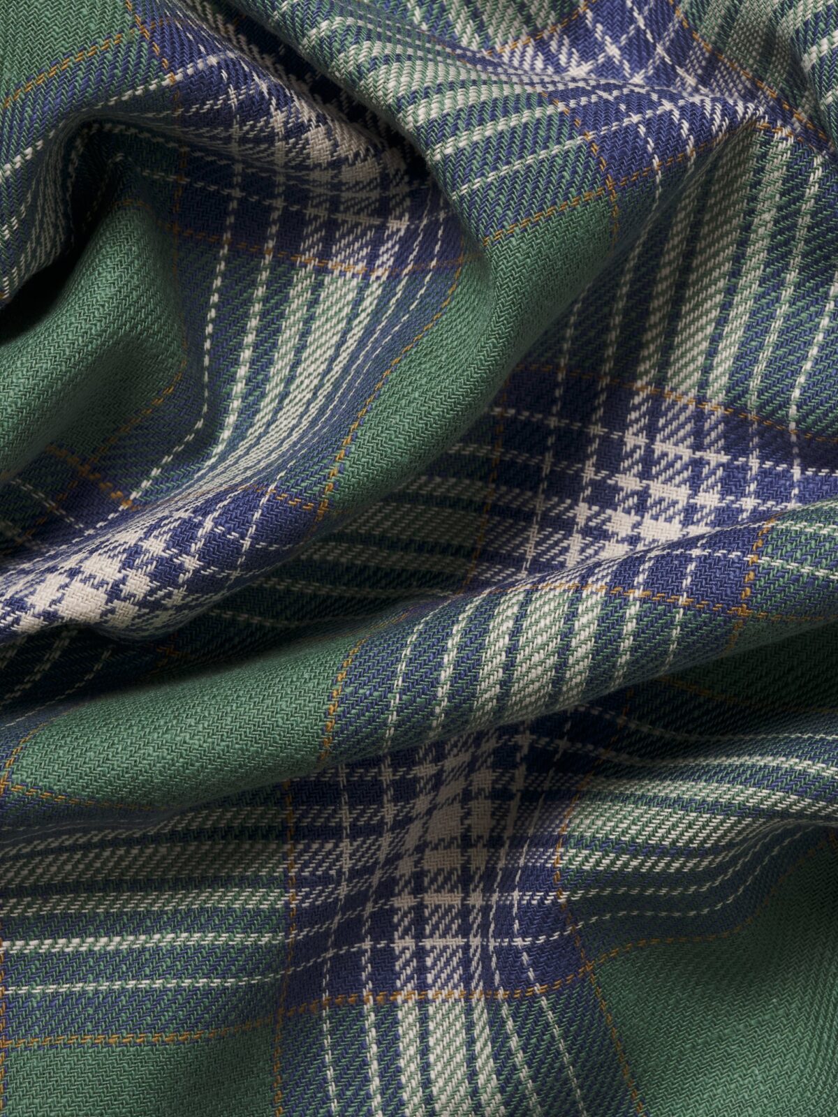 Jackson Faded Green and Royal Country Plaid Shirts by Proper Cloth