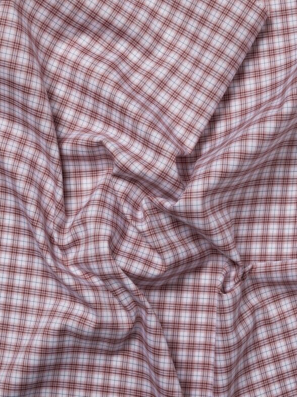 Thomas Mason Rose Peached Micro Check Shirts by Proper Cloth