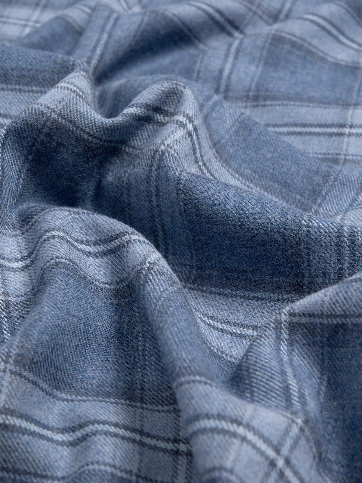 Teton Slate and Sky Plaid Flannel Shirts by Proper Cloth