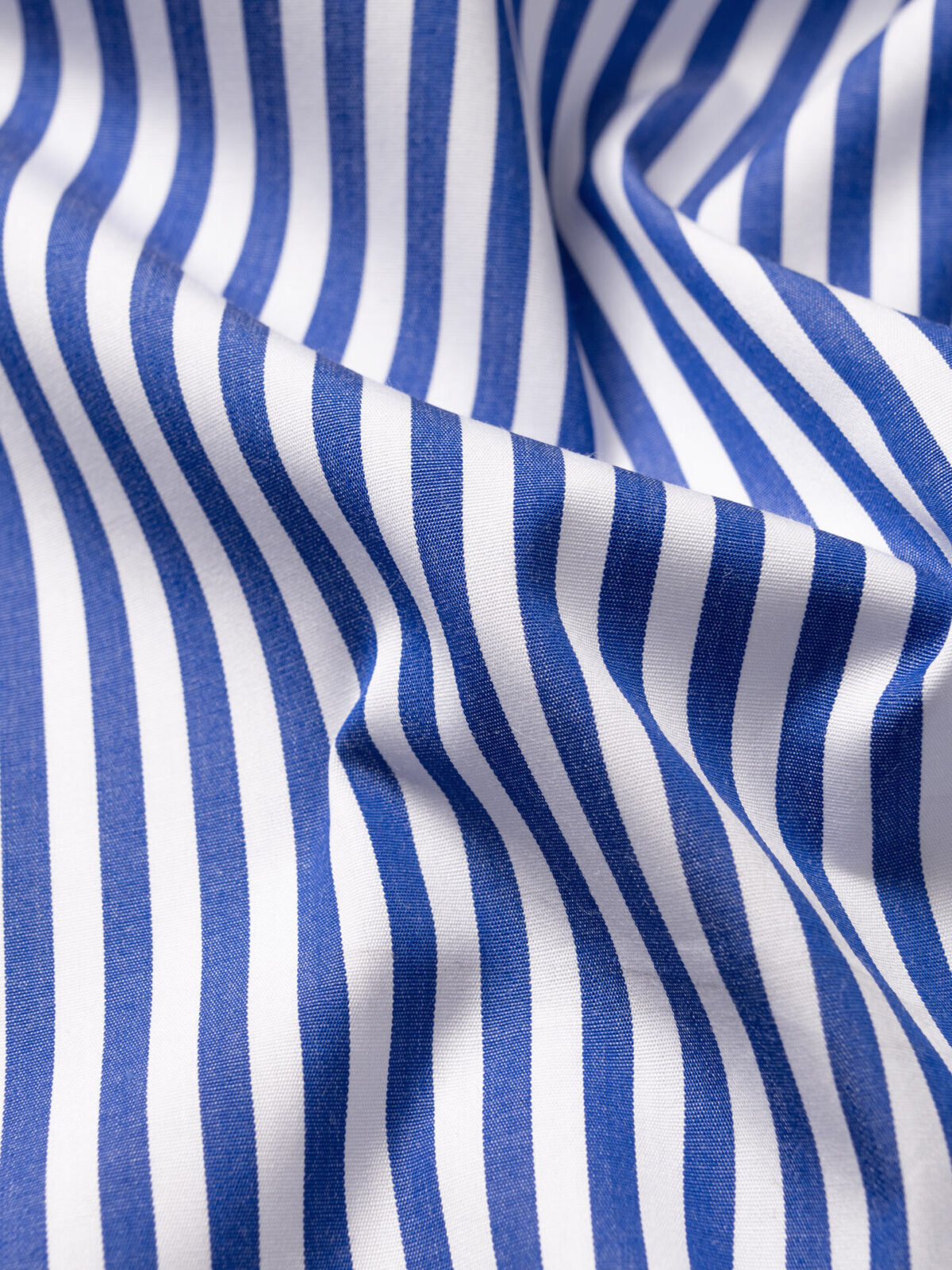 Stanton Royal Blue Bengal Stripe 120s Broadcloth Shirts by Proper Cloth