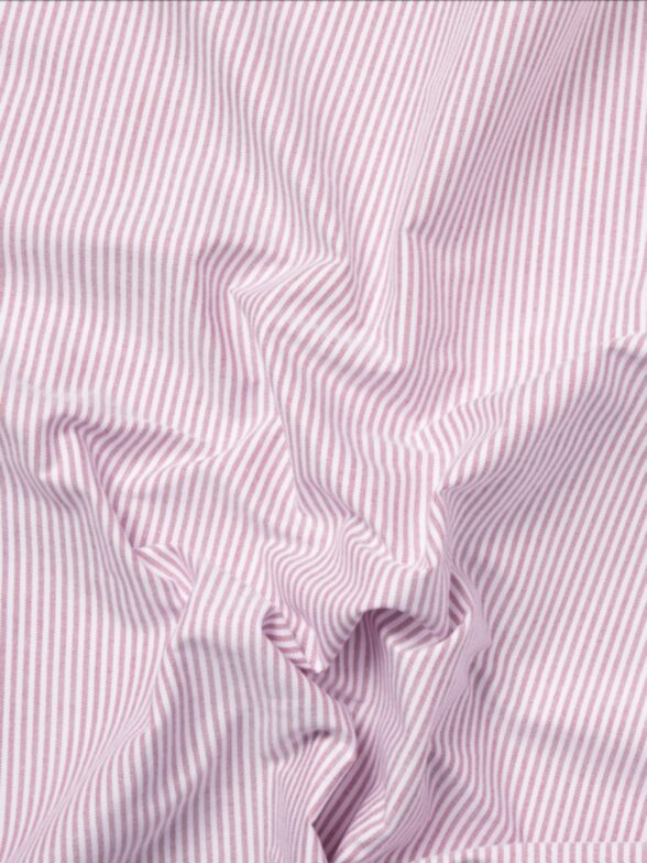 Clark Faded Red and White Stripe Oxford Cloth Shirts by Proper Cloth