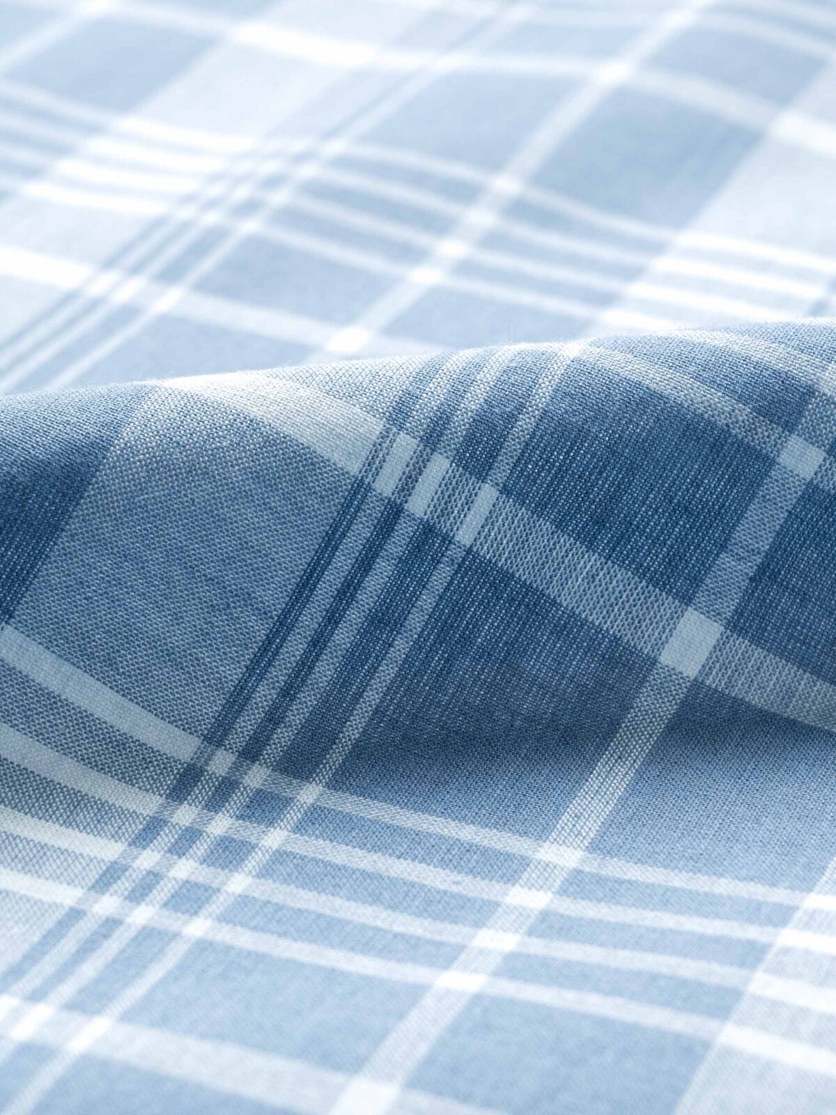 Tonal Blue Madras Shirts by Proper Cloth