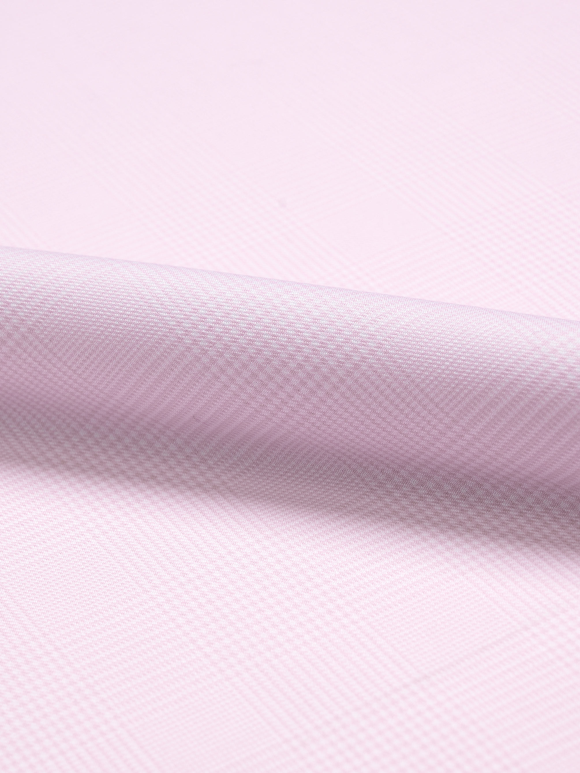 Greenwich Light Pink Glen Plaid Shirts by Proper Cloth