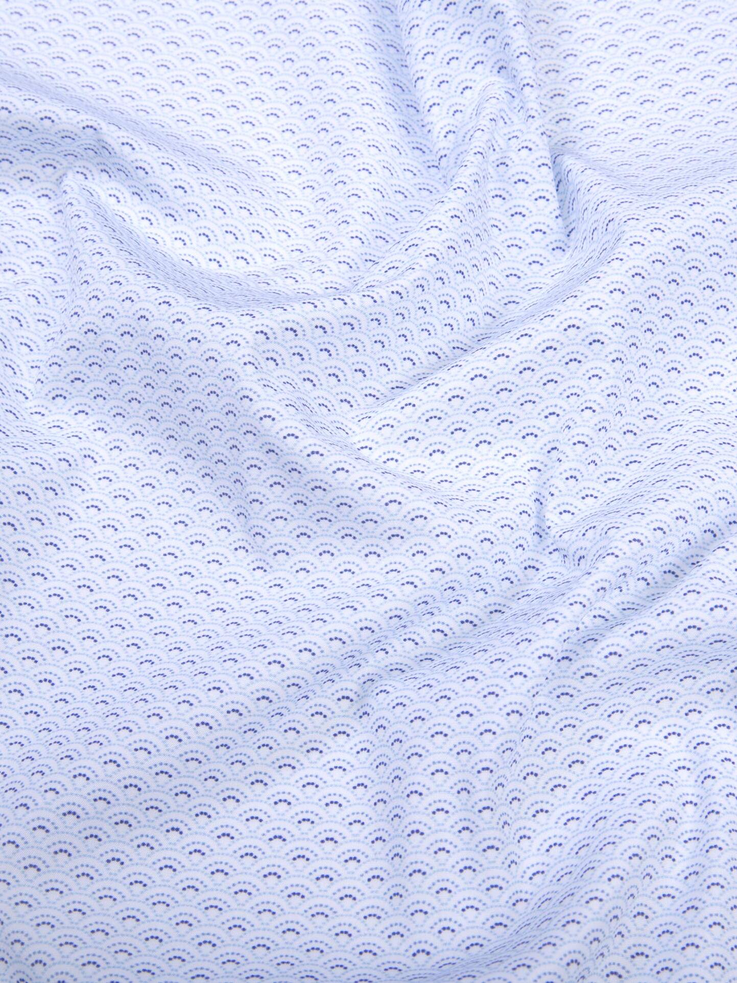 Bari Blue Fan Print Shirts by Proper Cloth