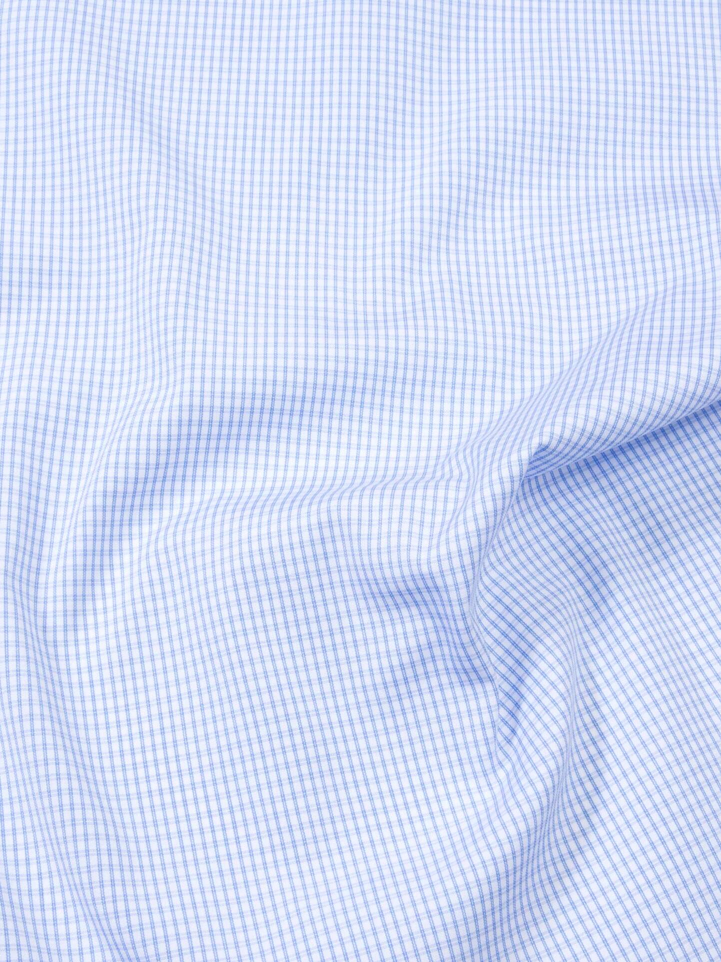 Canclini Light Blue Multi-Check Shirts by Proper Cloth