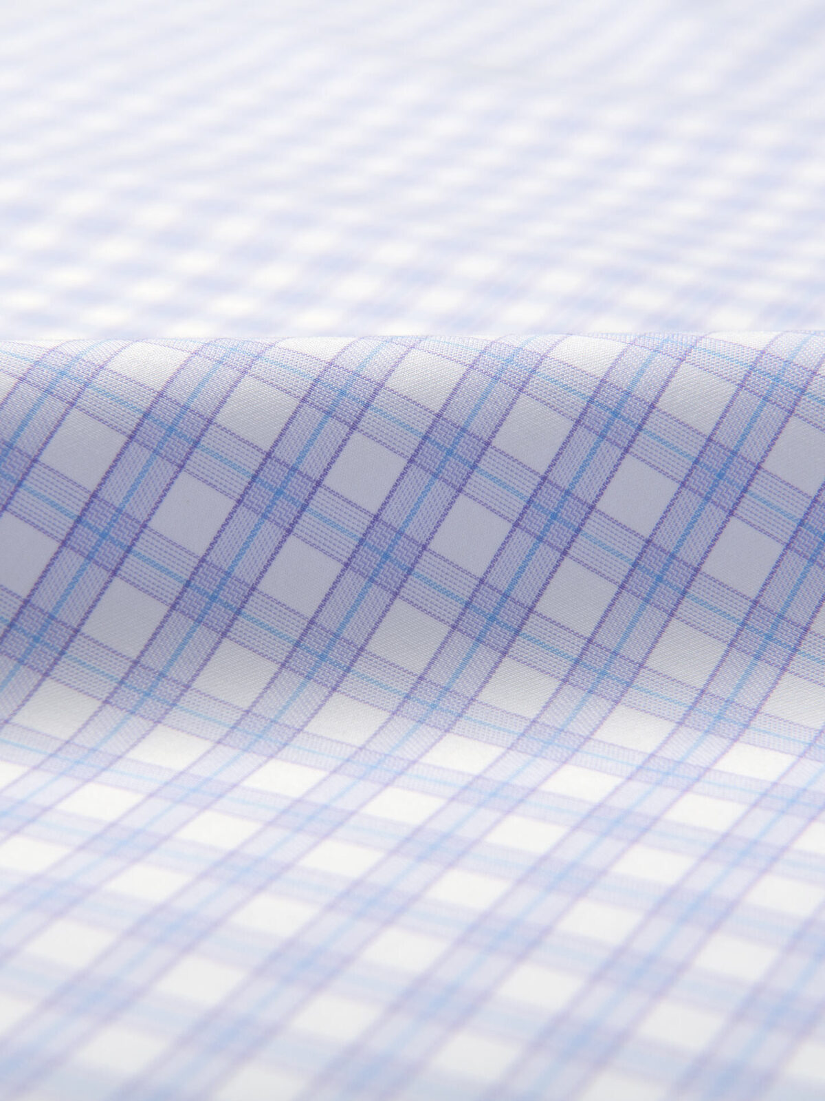 Novara Lavender and Light Blue Check Shirts by Proper Cloth