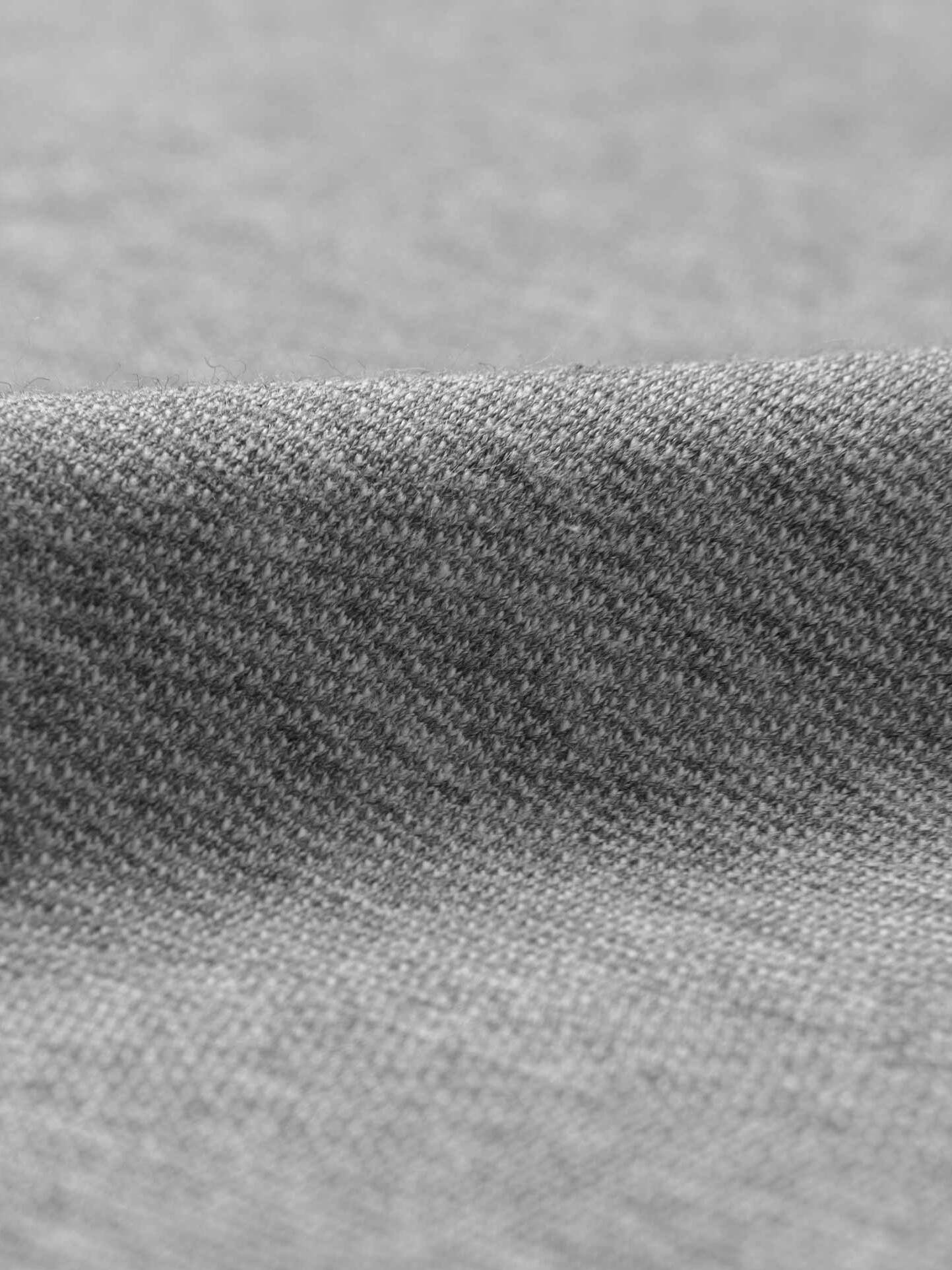 Grey Melange Wool and Cotton Knit Shirts by Proper Cloth